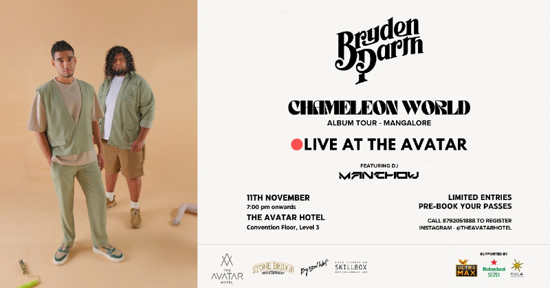 Bryden & Parth - 'Chameleon World' Album Tour - Live in Mangalore ...