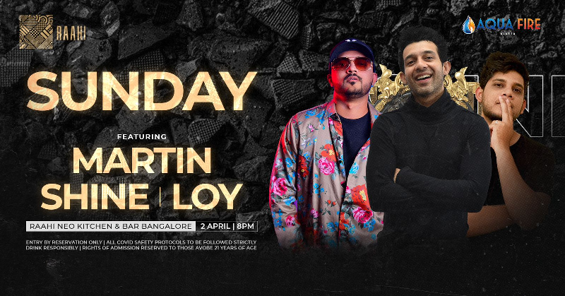 Sunday Sensation featuring Dj Shine, Martin Dsouza & Dj Loy | Raahi, St ...