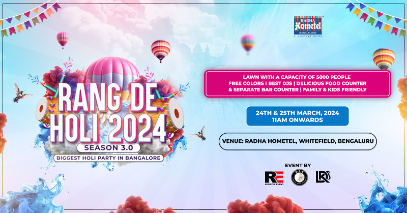 Rang De Holi 2024 - Open Air Festival | Holi 2024 | SkillBox