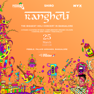 Rangholi 2024 - Holi Concert | Pebble - Palace Grounds | Holi 2024 ...